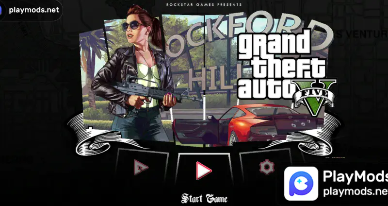 Menu HD GTA V para Android Para Grand Theft Auto: San Andreas(GTA) Mods